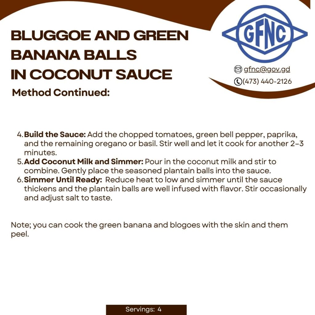 Recipe of the Week - Grenada Food and Nutrition Council